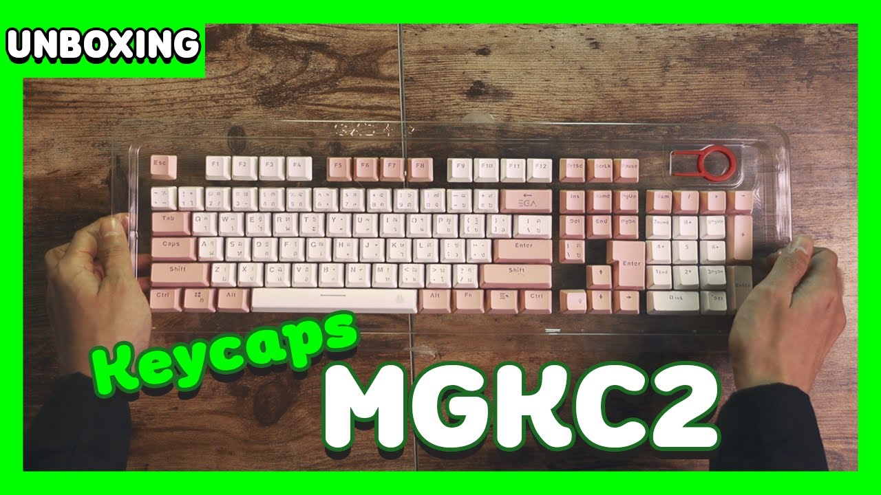 [UNBOXING] EGA TYPE MGKC2 TWO TONE ABS-DOUBLESHOT KEYCAP - YouTube