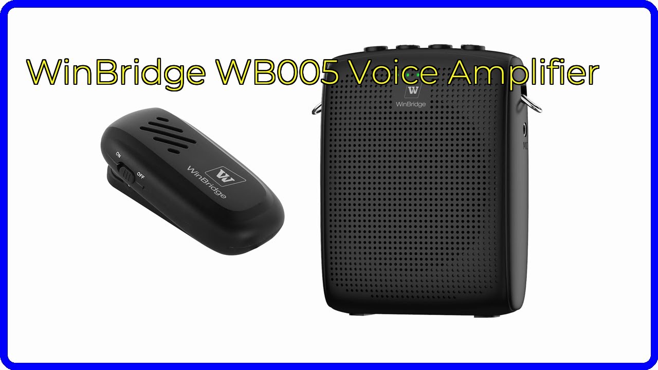 REVIEW (2026): WinBridge WB005 Voice Amplifier. ESSENTIAL details ...