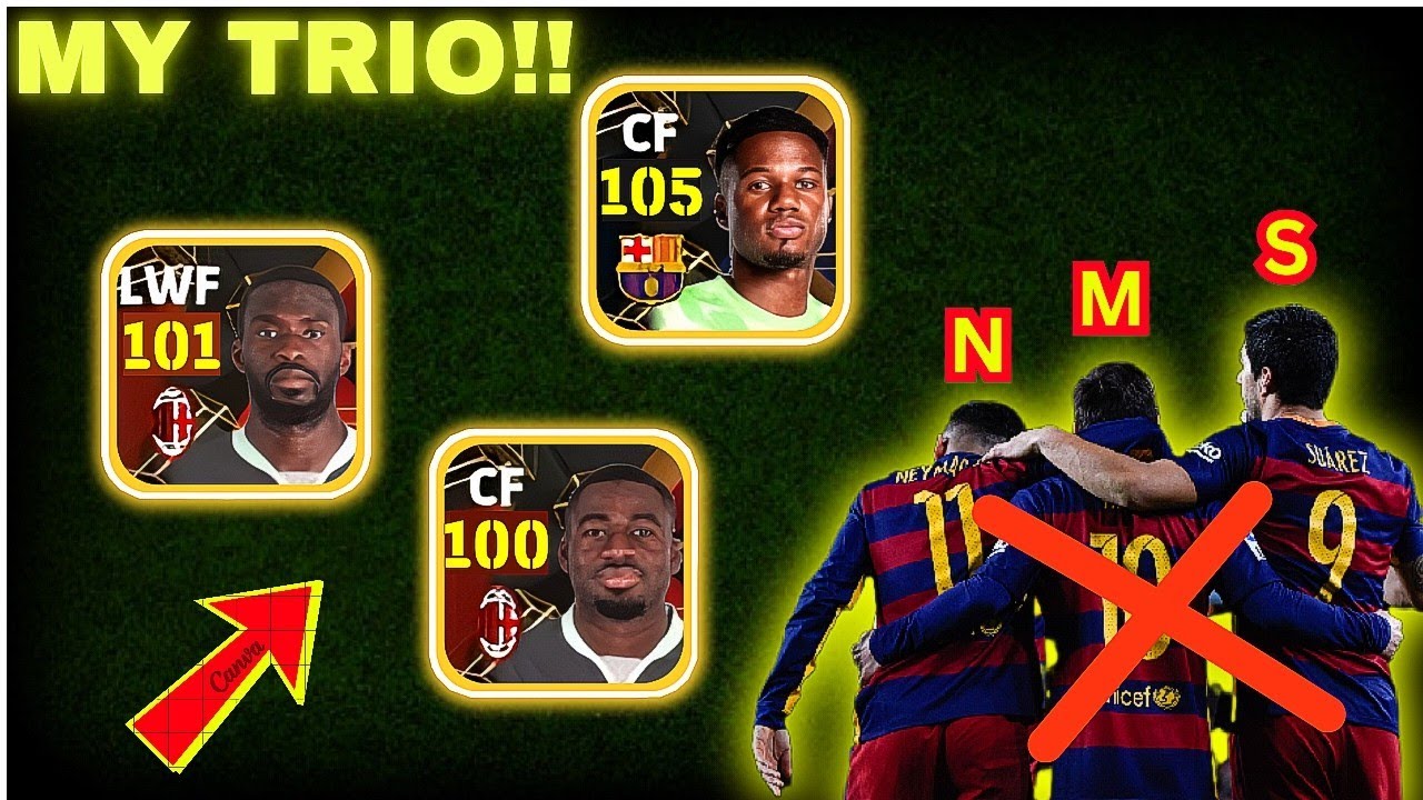 MSN TRIO For F2P! | FTF TRIO! 😂 | Crazy Cards In Efootball 😮‍💨 ...