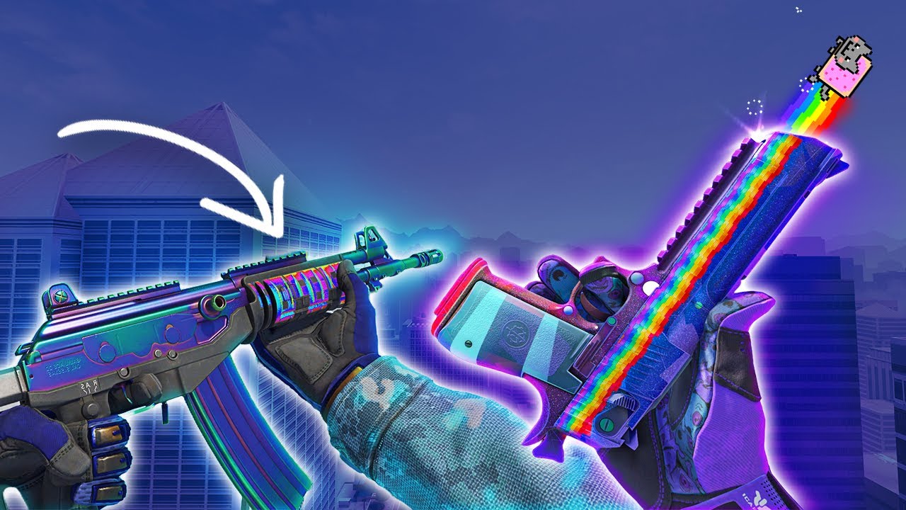 CS2 Armory sticker crafts that match perfectly! - YouTube