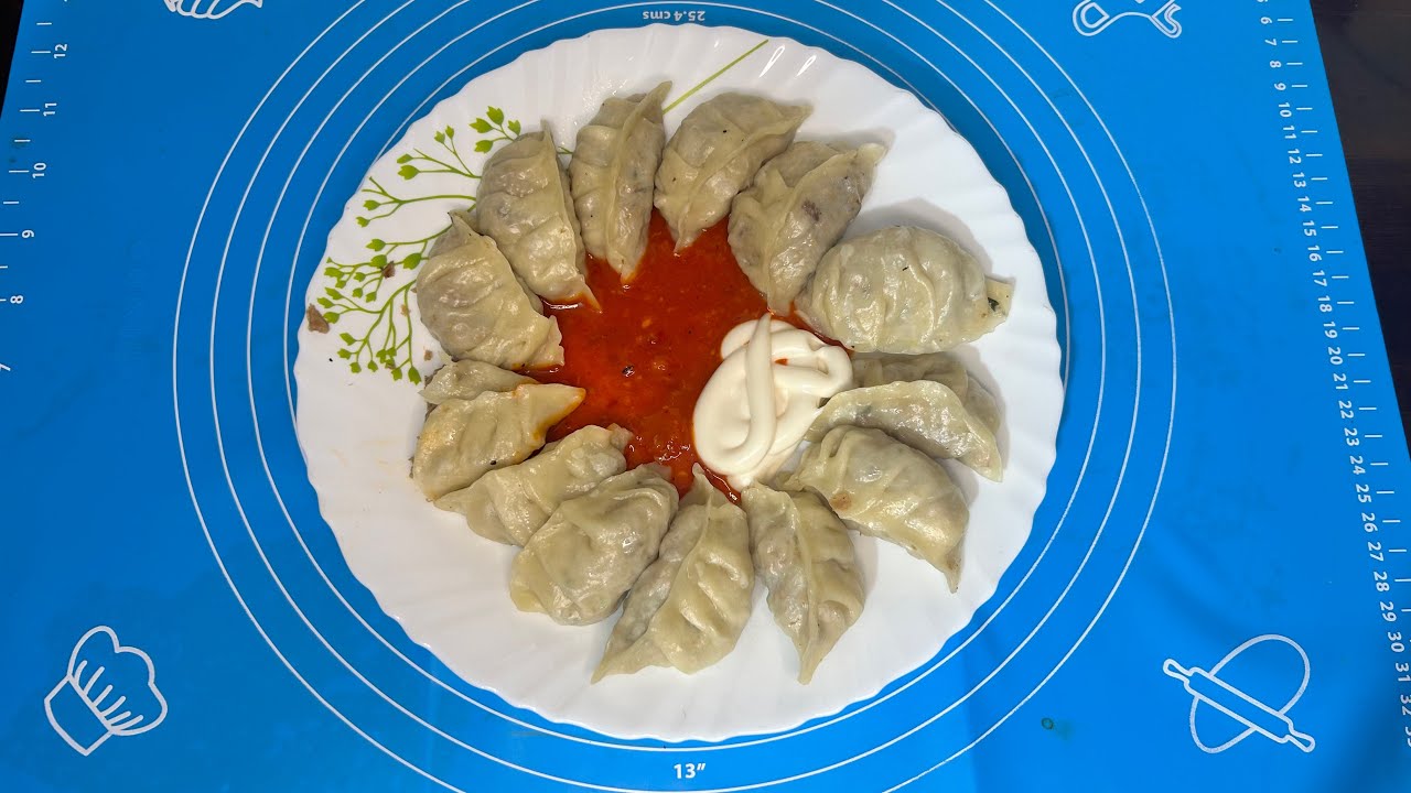 Steamed Momos Secrets Revealed! 🥟 with red momo chatni 🌶️ - YouTube