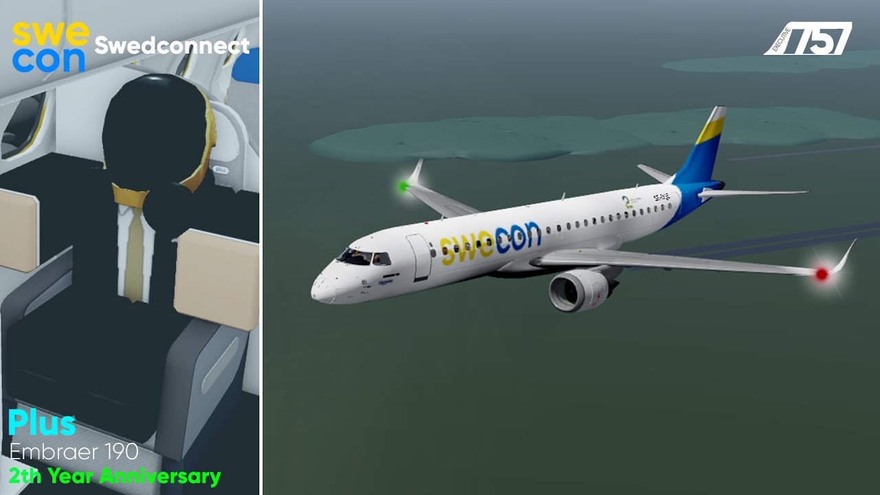 ROBLOX | Swedconnect | Plus | Embraer E190 - YouTube
