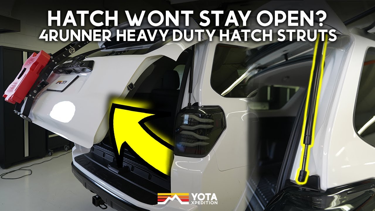 Heavy Duty Hatch Struts - 2010-2023 Toyota 4Runner - YouTube