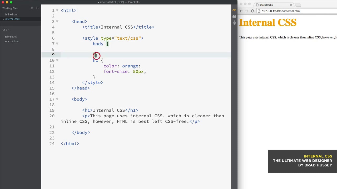 006 Internal Css Youtube 7522