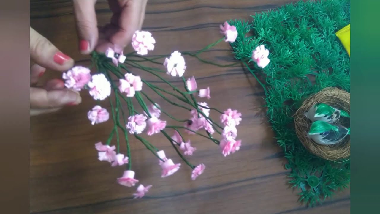 ||DIY|| how to make baby breath paper flowers /decoration ideas at home ...
