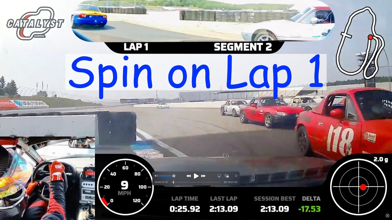Bonehead Move on Lap 1 NERRC #4 RAL @ NHMS SSM Race 2 - YouTube
