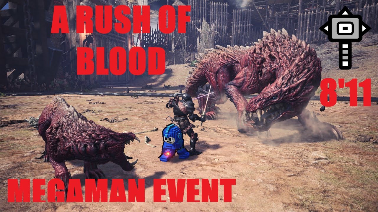 UNLOCKING MEGAMAN PALICO GEAR in MHW (A Rush of Blood Event Quest ...