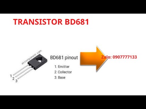 Transistor BD681 - YouTube