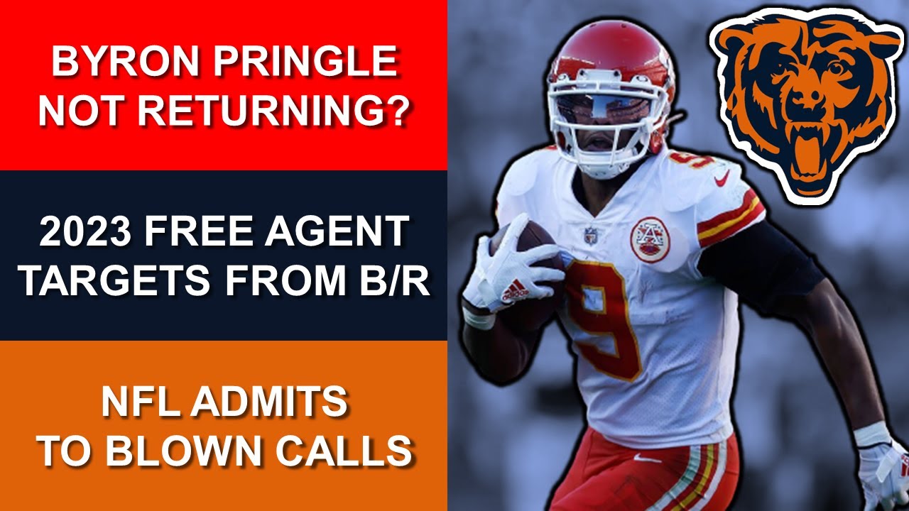 NEW Bears Rumors: Byron Pringle Not Returning? + 2023 NFL Free Agent ...