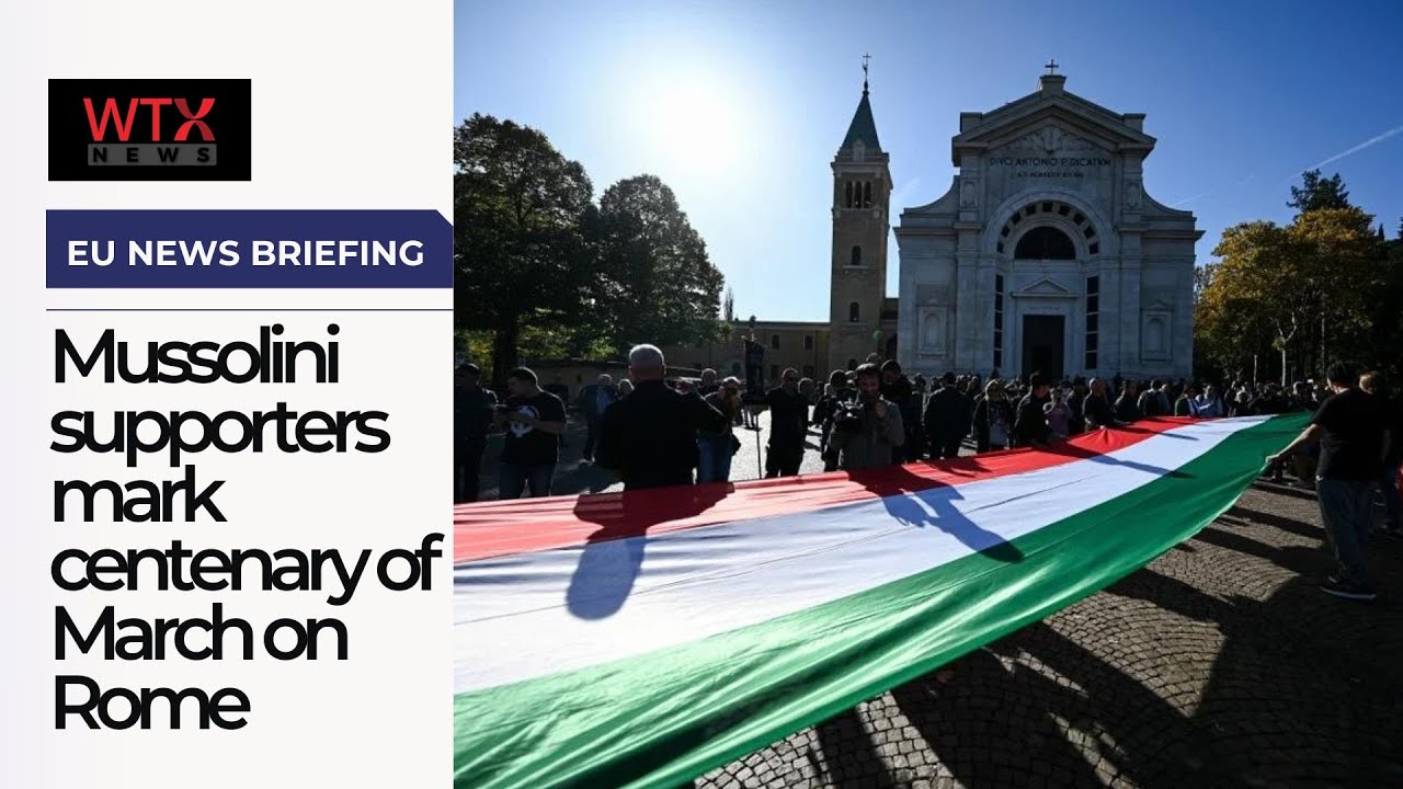 Mussolini supporters mark fascist ‘March on Rome’ centenary | wtx news - Eu #italy #mussolini ...