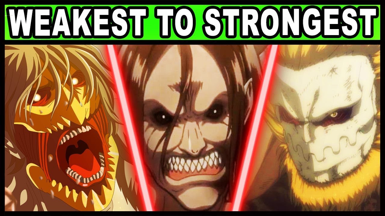 The 9 Titan Shifters Ranked From Weakest To Strongest - vrogue.co The 9 Titan Shifters Ranked From Weakest To Strongest - vrogue.co