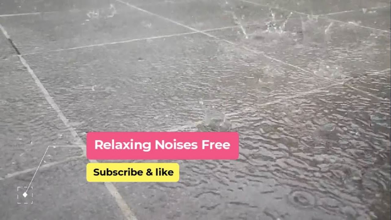 Raindrops Sound Effect for Relaxing Mode - YouTube