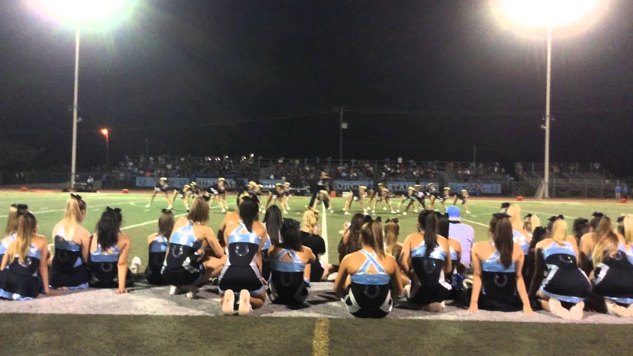BCHS VARSITY CHEER 2014-2015 vs Clovis North - YouTube
