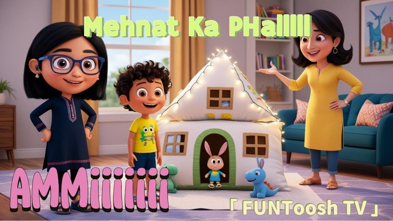 Kya Abuzar Aur Zainab Bana Saken Ge Toy House | Kids Animated Video ...