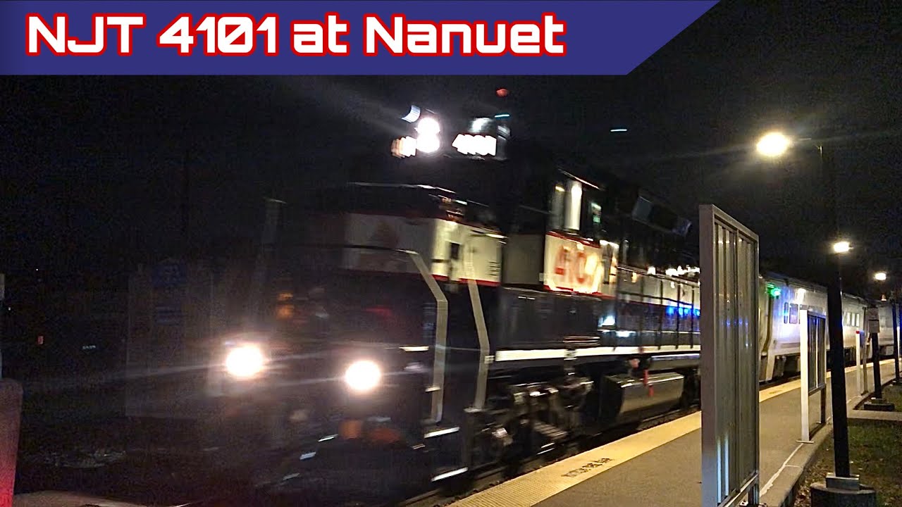 NJT 4101’s Debut on the Pascack Valley Line 11/4/22 - YouTube