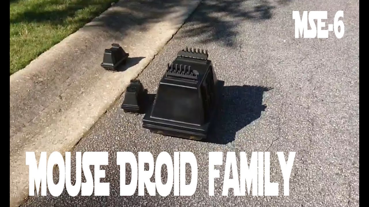 Taking the Entire Mouse Droid Family Out for a Walk #mse6 #starwars ...