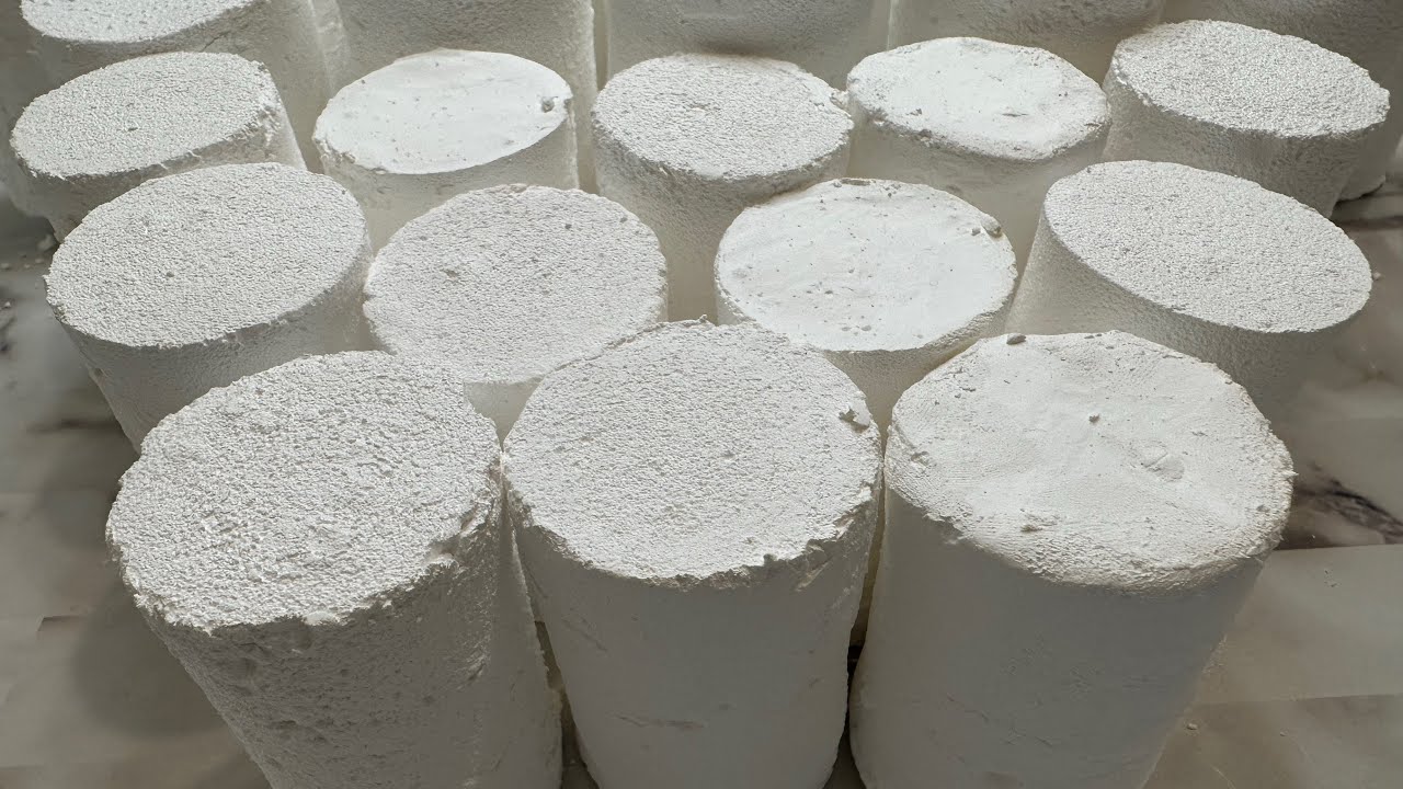 24 plain gym chalk cylinders - YouTube