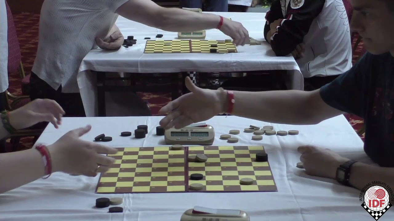 World Cup 2021 in Turkey draughts-100 - YouTube