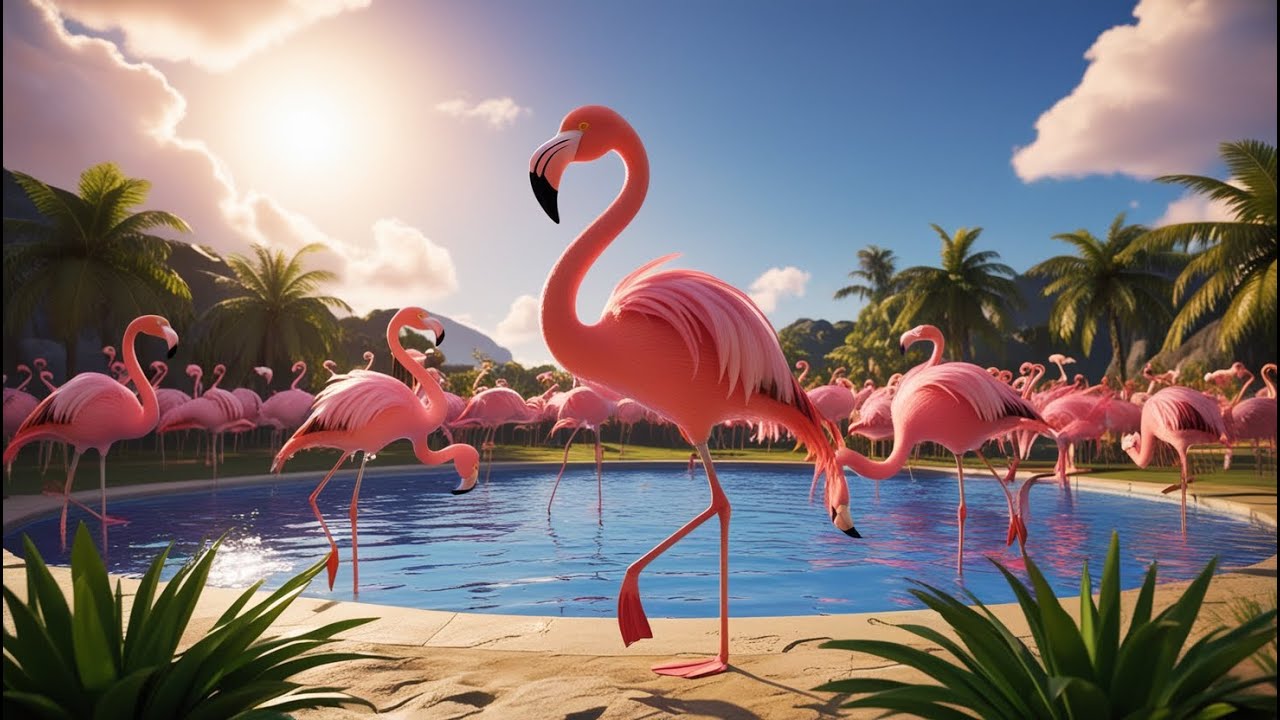 The Flamingo Song: A Fun Musical Journey for Kids| S VIDEOS kids song ...