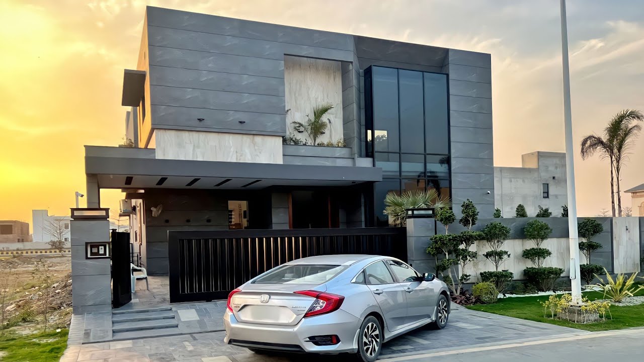 1 Kanal Luxury Modern Design House for Sale in DHA Lahore | 1 Kanal Luxury House | V-183 - YouTube