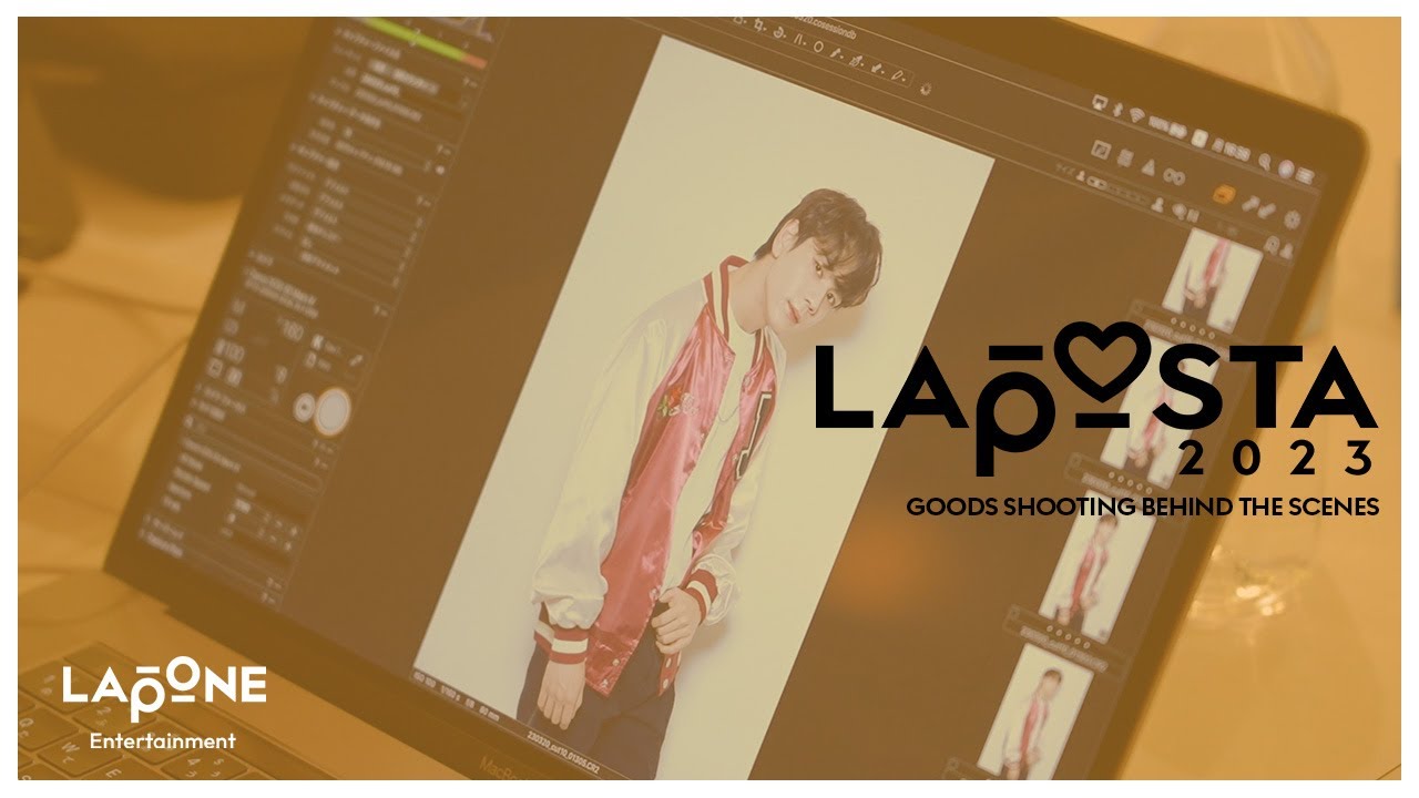 [LAPONE BEHIND]"LAPOSTA2023" GOODS SHOOTING - YouTube