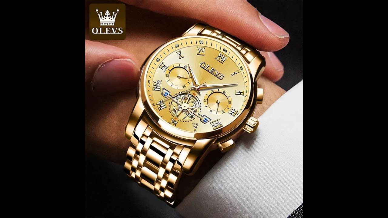OLEVS 2859 Golden Color Watch || Easy Shopping Zone || Bangla Watch ...