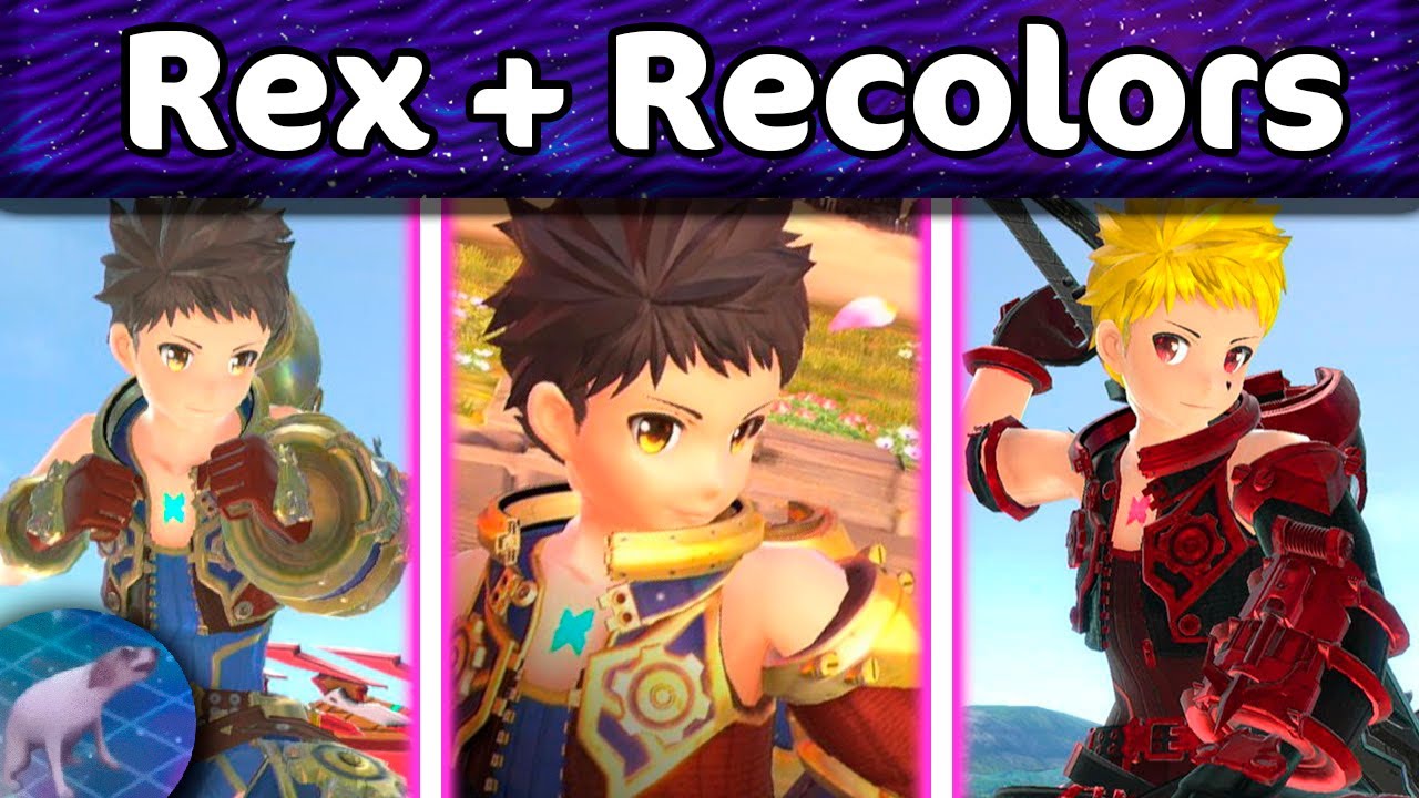 Playable Rex + Recolors Over Shulk【Smash Bros. Ultimate Mods】 - YouTube
