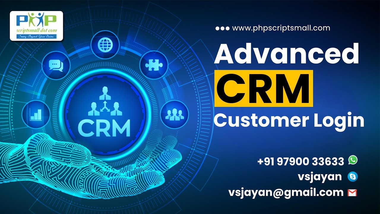 Readymade CRM Software Customer Login 2024 Technical Video demo PHP ...