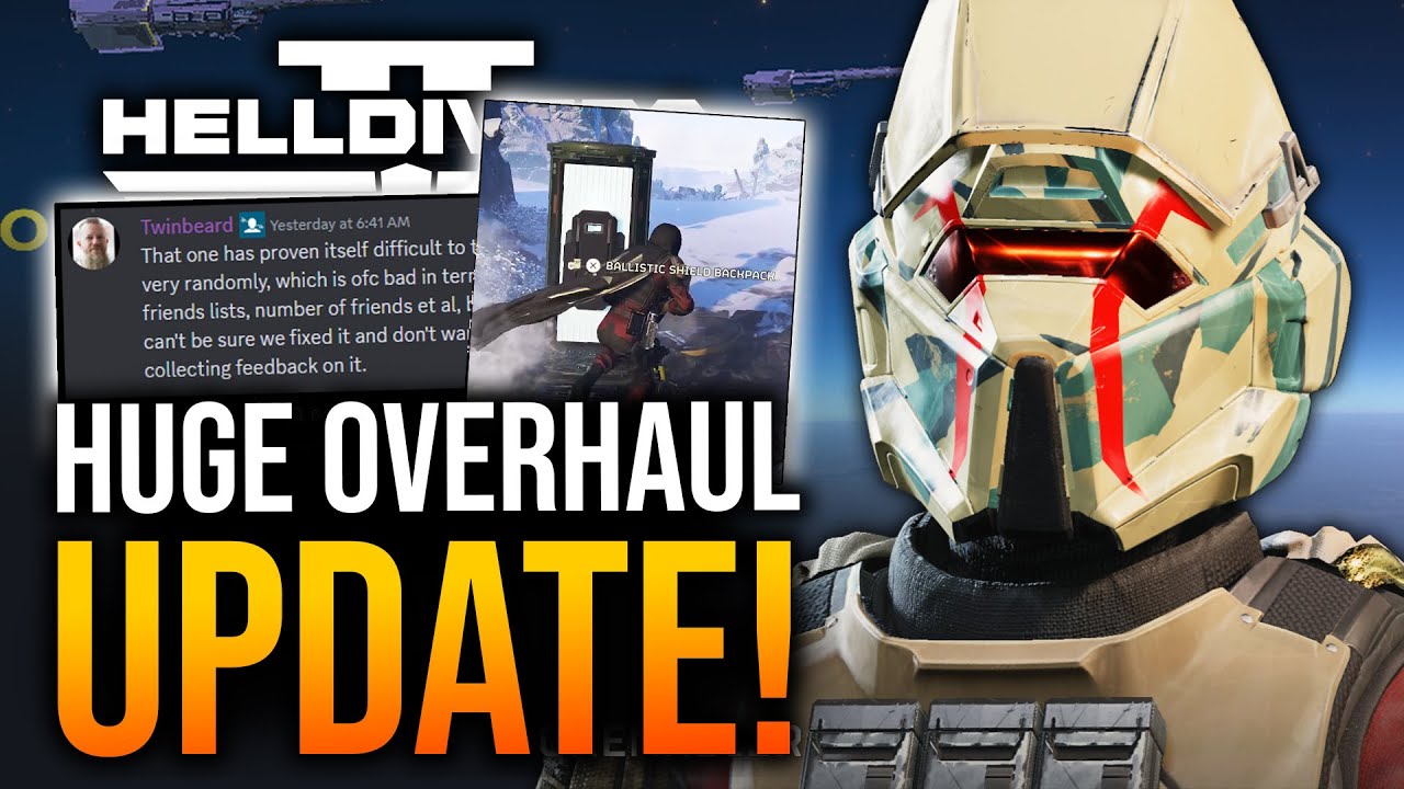 Helldivers 2 - NEW Update Coming, Stealth Patch & Shield Glitch! - YouTube
