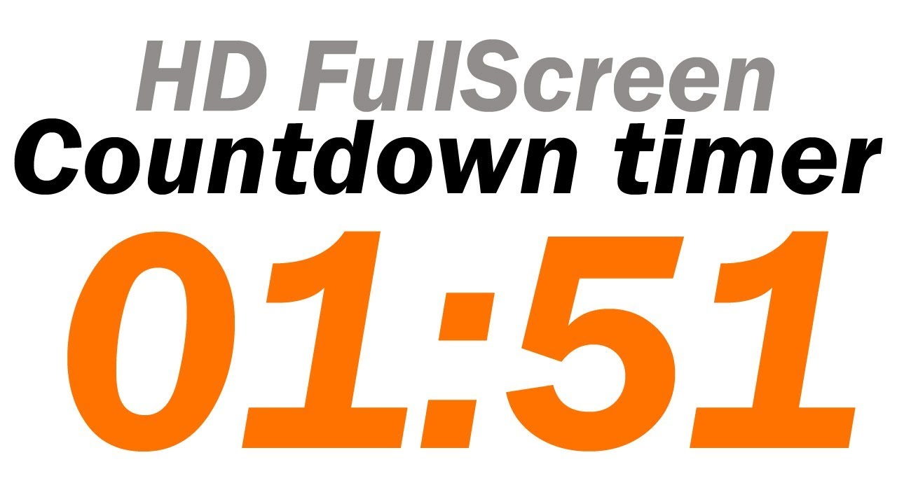 01:51 HD Digital Countdown Timer free (fullscreen version) - YouTube