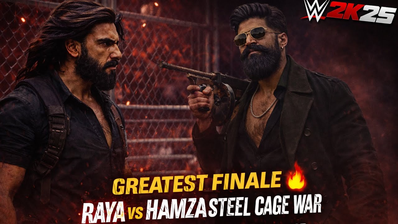 GREATEST FINALE 🔥 RAYA vs HAMZA STEEL CAGE WAR | TOXIC vs DHURANDHAR ...