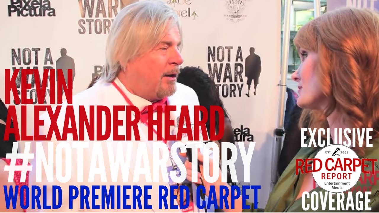 Kevin Alexander Heard interviewed at the World Premiere of "Not a War ...