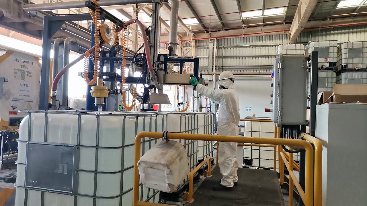 Product Transfer from ISO tank to IBCs - YouTube