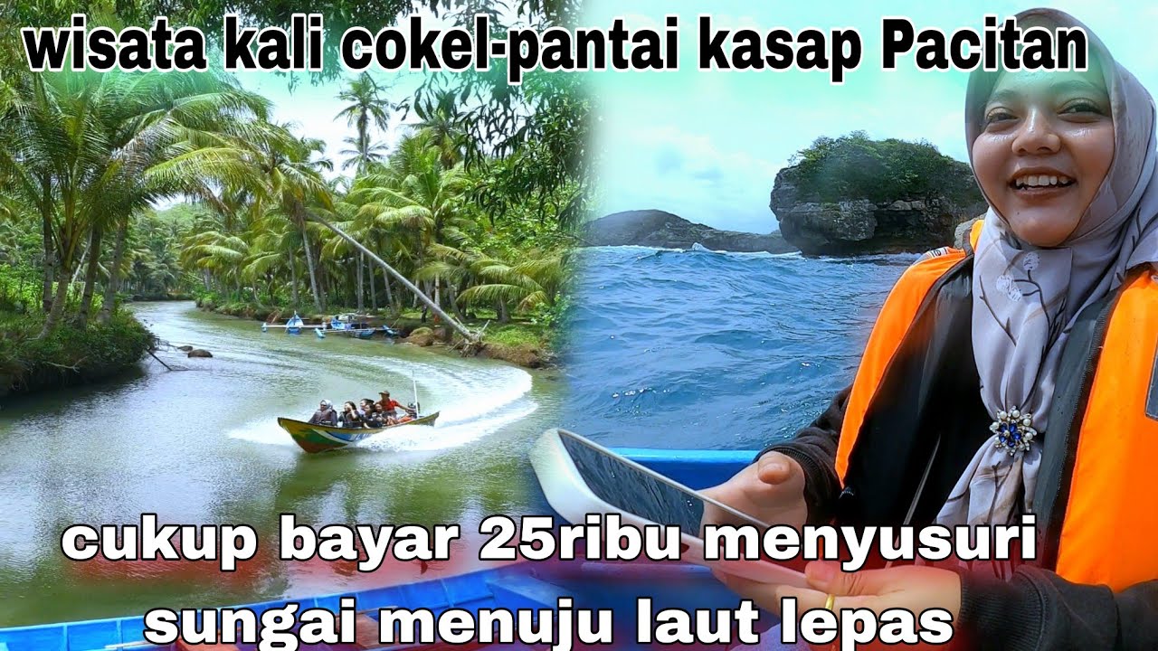 WAJIB DICOBA BAYAR 25RIBU NAIK PERAHU MENYUSURI SUNGAI MENUJU LAUT ...