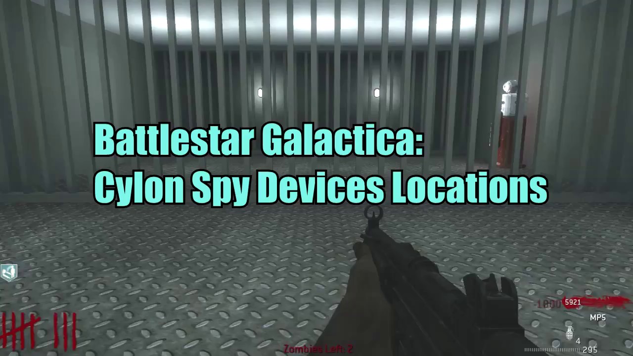 Cylon Spy Devices Locations - Battlestar Galactica WAW Custom Map - YouTube