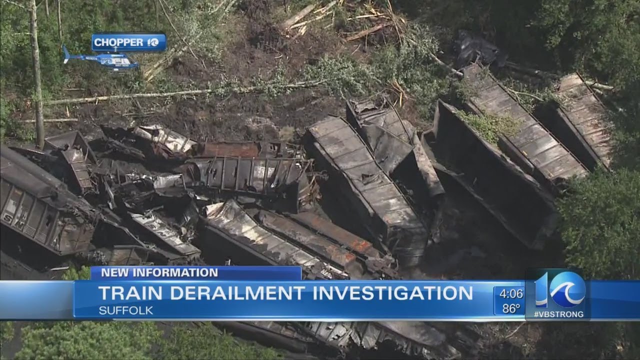 Norfolk Southern train derailment included 36 cars in Great Dismal ...