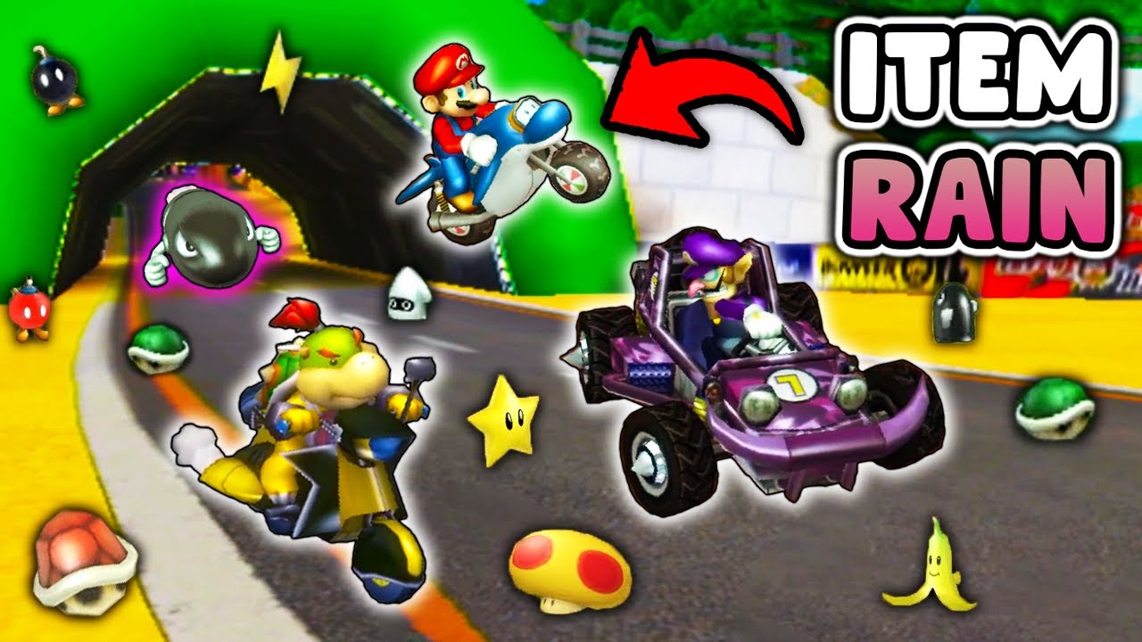 Can I Win @TWD98's Mario Kart Wii ITEM RAIN Knockout? - YouTube