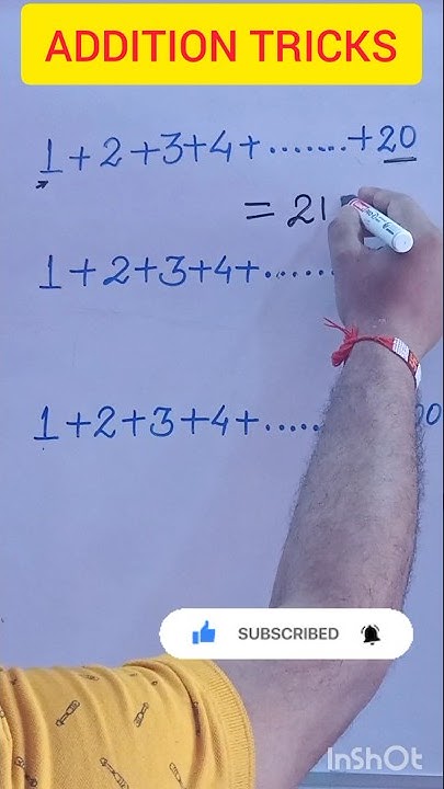 Addition tricks #addition #additiontricks #dhananjaysingh #mathematics - YouTube