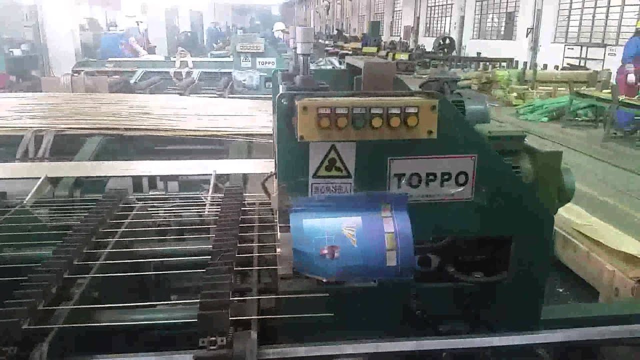 Full-automatic chamfering production line for long workpiece - YouTube