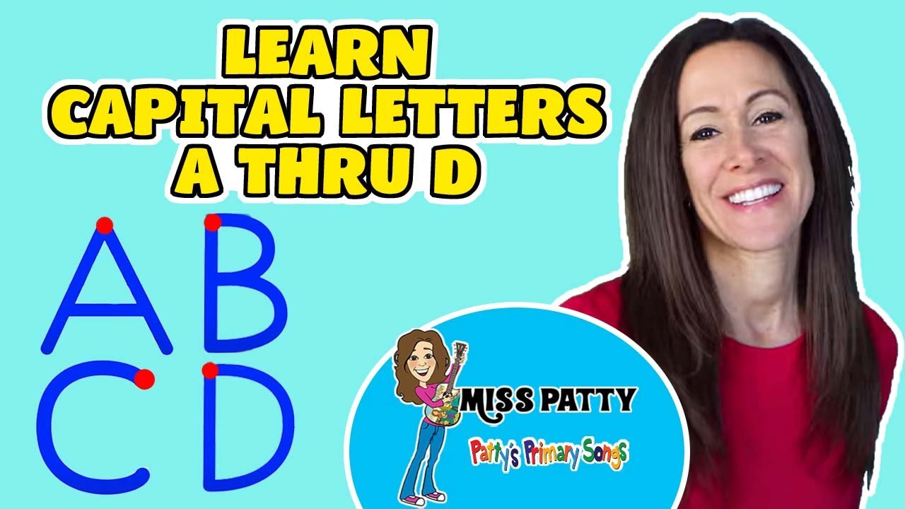Learn Alphabet Song Trace the Letters A in the Alphabet | Capital ...