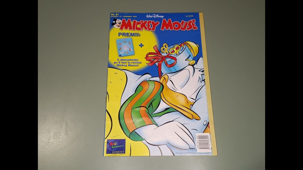 [342] Mickey Mouse #21 din 2002 de la editura Egmont România - YouTube