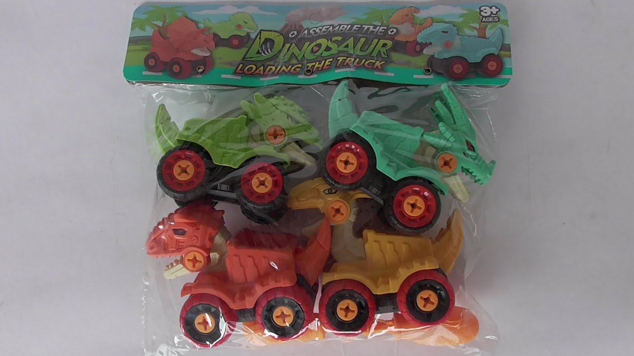 Dinosaur Loading The Truck รถก่อสร้างไดโนเสาร์ - YouTube