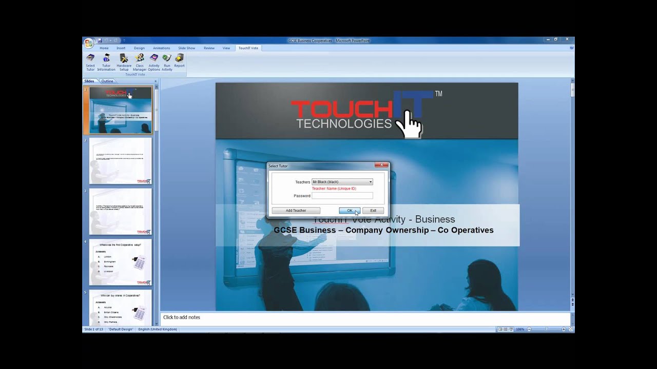 Touchit Technologies Voting Device Demo (HD Video) - YouTube