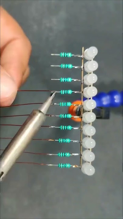 Rgb Led Chaser Circuit Diy Led 555timer Electronics Youtube