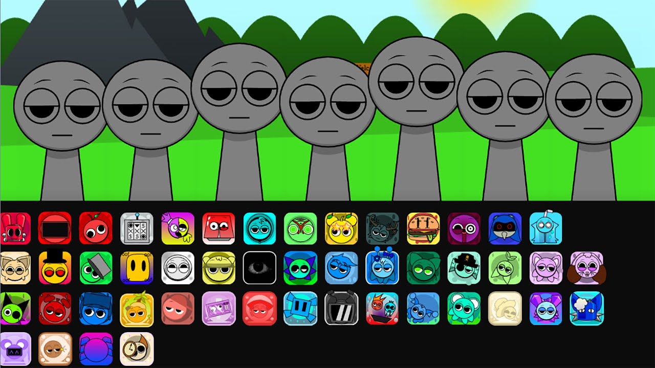 Sprunki Oc Pyramix Animation (All Phase Mod) | Compilation Incredibox # ...