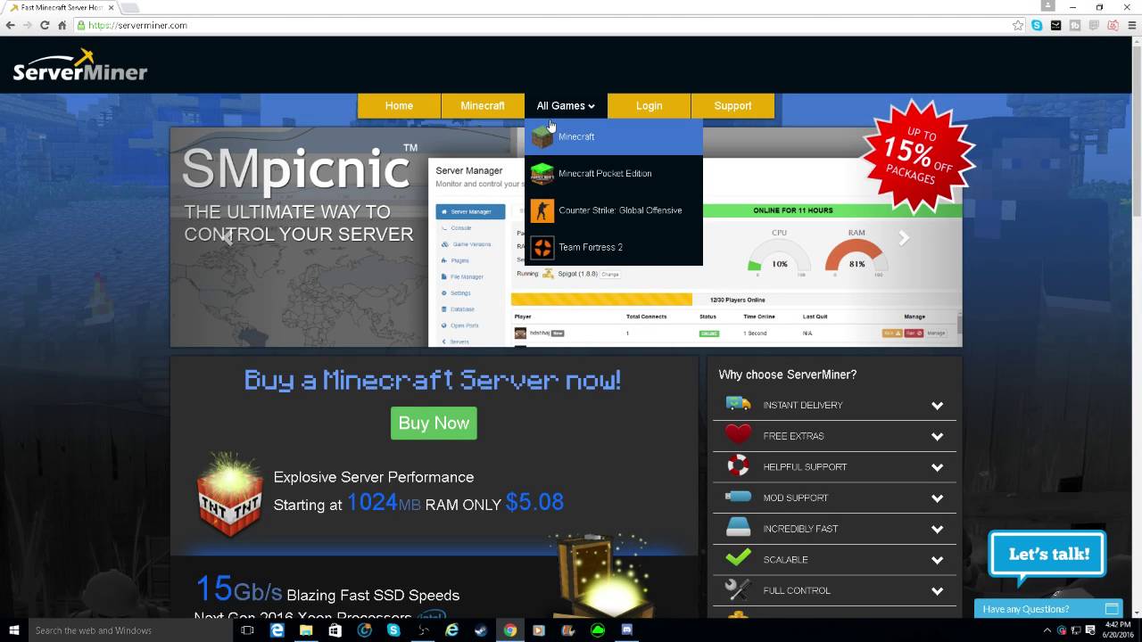 Want A Server Check Out Serverminer - YouTube