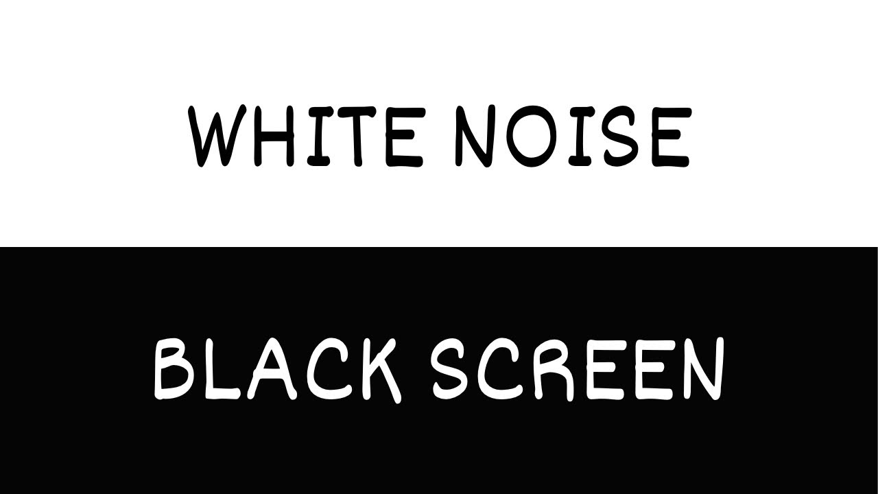 WHITE NOISE || BLACK SCREEN FOR STUDY ||FOCUS || SLEEP - YouTube