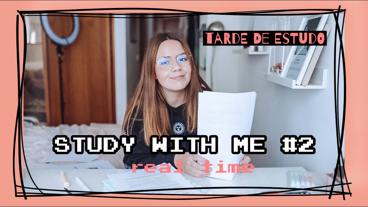 (real time) STUDY WITH ME #2: 50 min x2 de estudo em tempo real com lo-fi beats || Sara Vicario ...