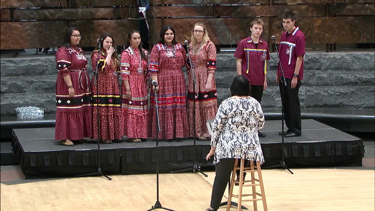 Cherokee Days 2017 - Cherokee National Youth Choir 2 - YouTube