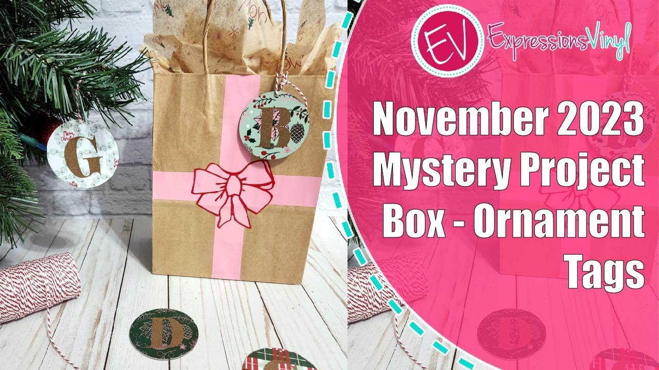 November 2023 Mystery Project Box - Christmas Tags - YouTube